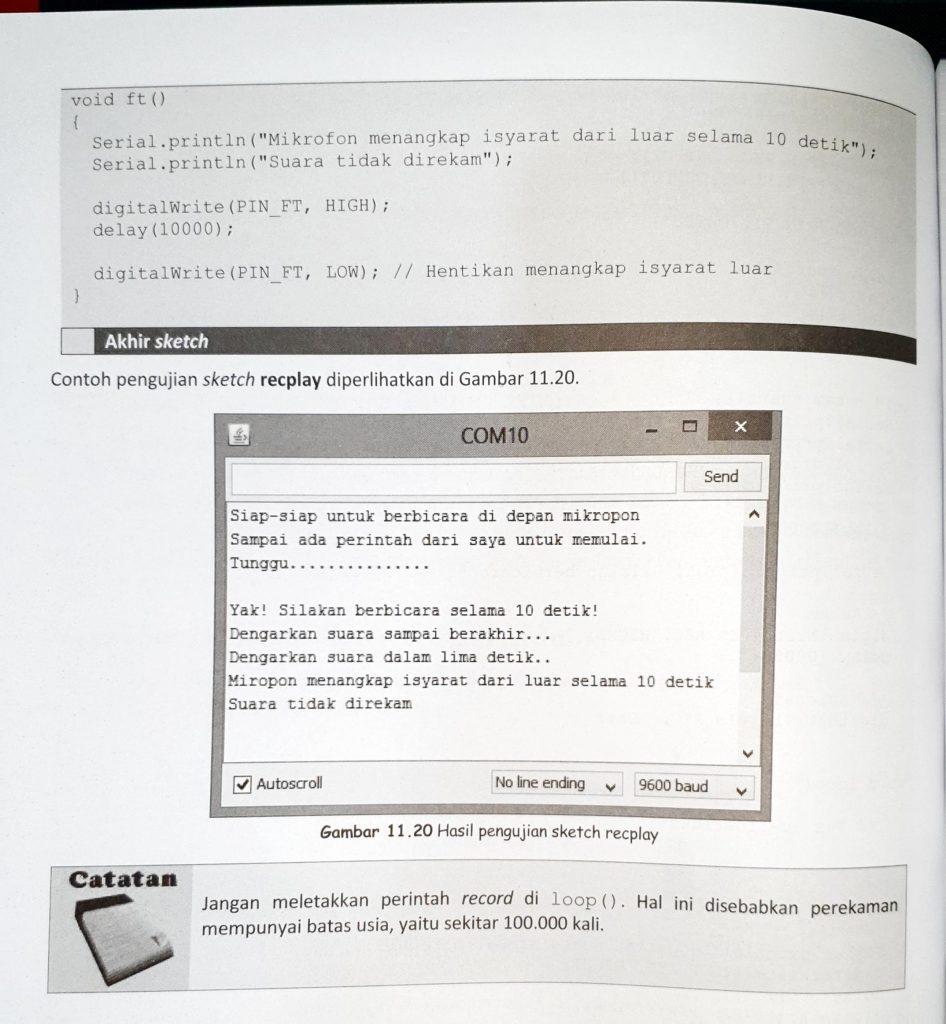 11. Pembelajaran Penanganan Suara dan Getaran pada Arduino