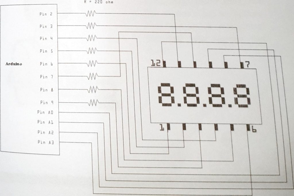 12. Cara Menampilka Tujuh Segmen atau Seven Segment
