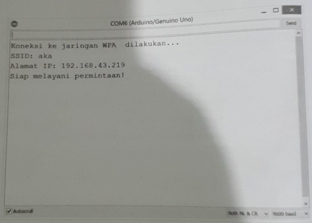 7. Pemrograman dengan Arduino WiFi Shield