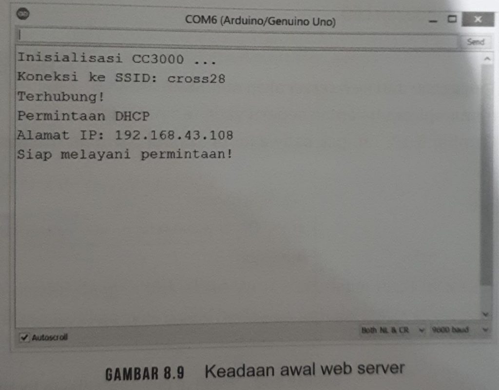 8. Pemrograman dengan CC3000 Wifi Shield